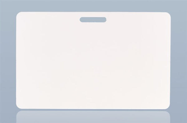 White PVC Cards with Horizontal Slot Punch - 118305WB-L | 3iD ...