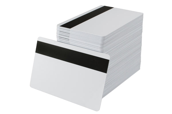 White HiCo Mag Stripe PVC Composite Cards - 128301WH | 3iD Management ...